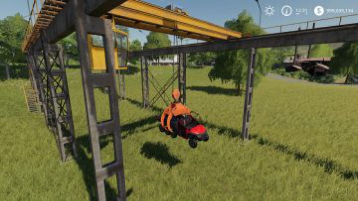 Mod-Network || FS19 Working Rail Crane v1.0 Mod for farming simulator 19